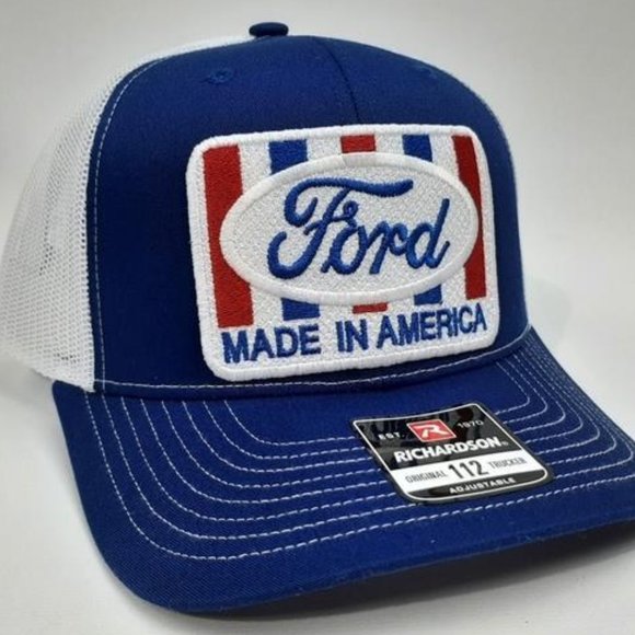 Accessories | Ford Embroidered Patch Richardson 112 Trucker American ...